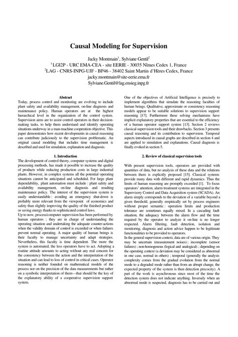 pdf causal modeling for supervision
