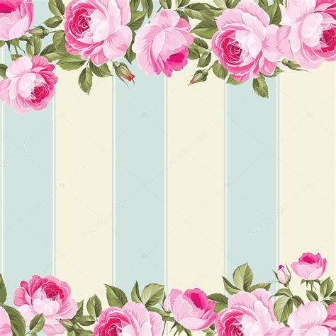 Flower Background Design Frame Border Design Floral Border Design D E