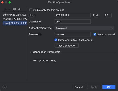 Configure SSH And SSL CLion Documentation