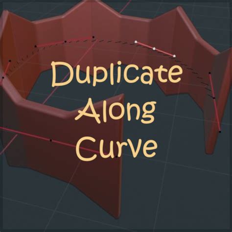 Duplicate Along Curve Blender