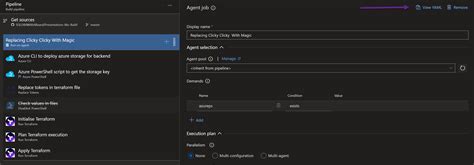 using azure devops build pipeline templates with terraform to build an aks cluster