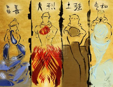 Bending Scroll By ~lostfan123 On Deviantart Korra Avatar Team Avatar Yip Yip Avatar World