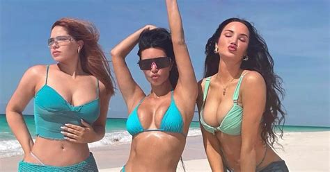 Kim Kardashian Risks Racy Wardrobe Malfunction As She Spills Out Of
