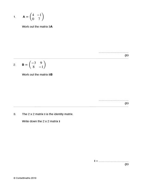 matrices pdf matrix mathematics functions and mappings