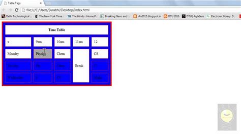 Html Table Background Decoration Examples