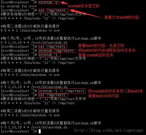 linux利用crontab添加定时任务详解 crontab 添加任务 csdn博客