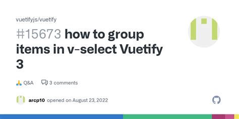 How To Group Items In V Select Vuetify 3 Vuetifyjs Vuetify