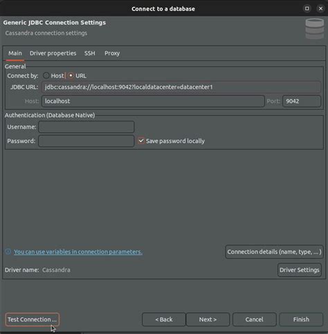 Setting Up Cassandra JDBC Driver In DBeaver Community Edition
