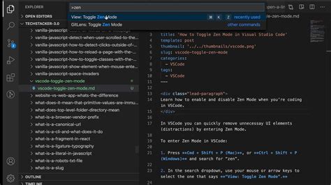 Tutustu Imagen Visual Studio Code Exit Zen Mode Abzlocal Fi
