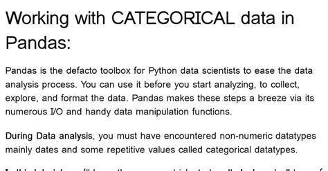 josejvalooran working with categorical data in pandas jovian