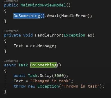 C Async Void