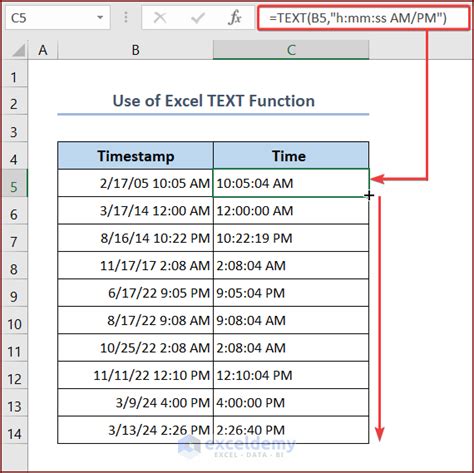Excel Convert Timestamp To Time 4 Easy Ways ExcelDemy
