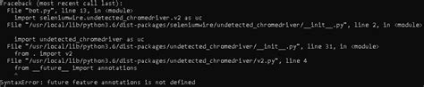syntaxerror future feature annotations is not defined · issue 129 · ammeysaini edu mail