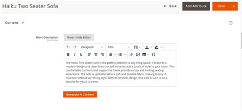 Product Short Description Magento 2 ChatGPT AI Pro Extension