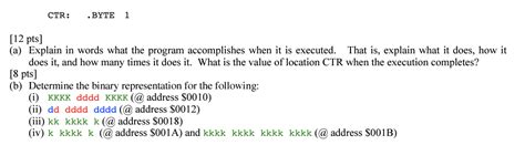 solved 4 consider the following code written in avr