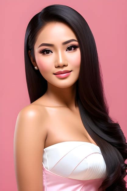 Premium Ai Image Natural Beauty Of Asian Woman