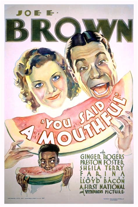 You Said A Mouthful 1932 Imdb