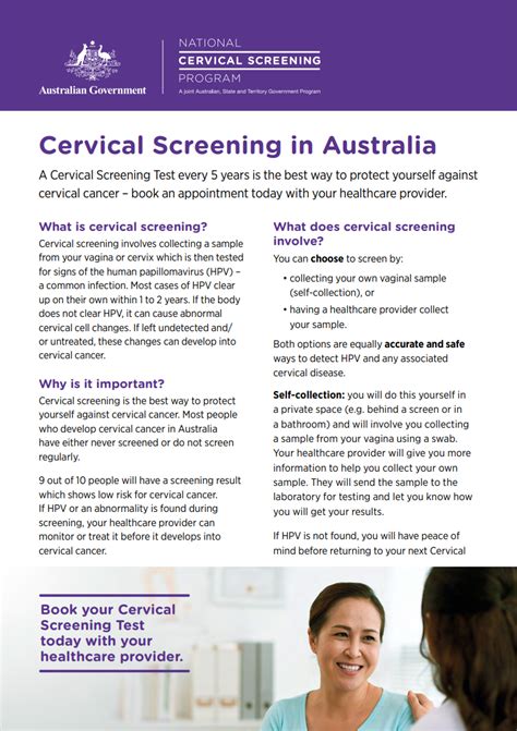 National Cervical Screening Program Cervical Screening In Australia Australian Government