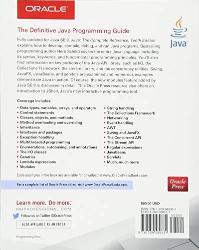 java the complete reference tenth edition complete reference series pricepulse