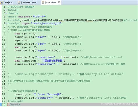 javascript中的变量知识点 使用var关键字声明变量和不使用var关键字声明变量 这2者的区别 js 中声明变量的关键字省略时 csdn博客