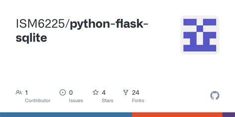 GitHub ISM6225 Python Flask Sqlite