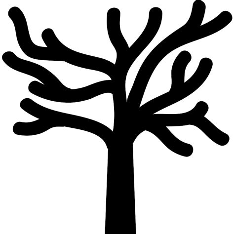 Naked Trees Branches Vector SVG Icon SVG Repo