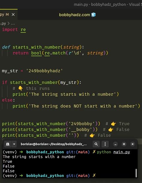 check if a string starts with a number or letter in python bobbyhadz