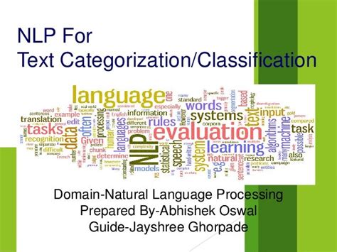 text classification categorization