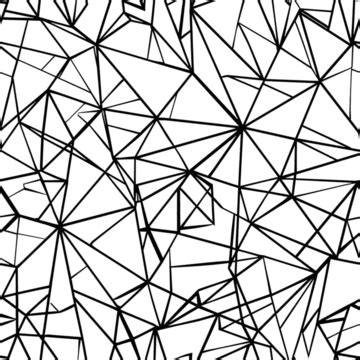 Abstract Geometric Line With Triangle And Vector Triangle Drawing