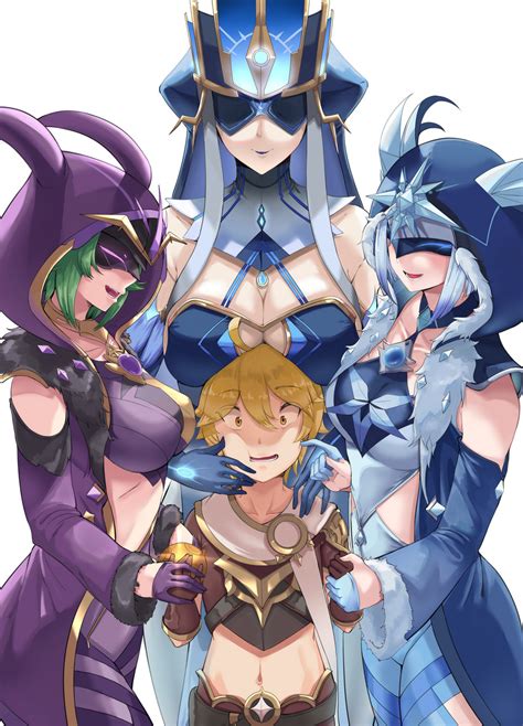 Aether Cicin Mage Mirror Maiden Electro Cicin Mage And Cryo Cicin Mage Genshin Impact