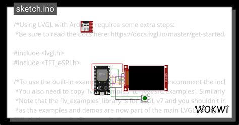 Esp Lvgl Sdcard Wokwi ESP32 STM32 Arduino Simulator