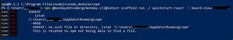 Issue Setting Up Node Js Development Environment Monday Apps