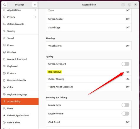 How To Enable Or Disable Repeat Keys In Ubuntu Linux Geek Rewind