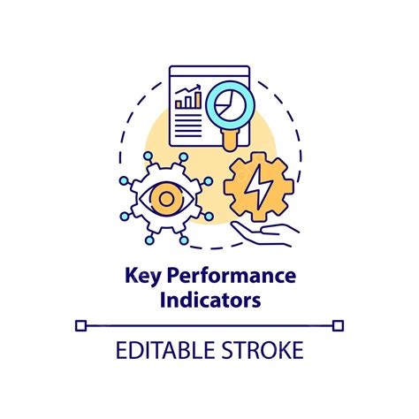 Key Performance Indicators Concept Icon Infographic General Improvement