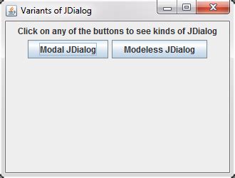 JDialog In Java Decodejava