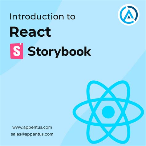 Introduction To React Storybook Appentus Technologies
