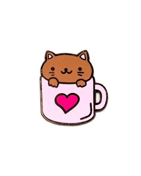 Coffee Cat Pin