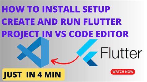 How To Install Setup Create And Run Flutter Project In VS Code Editor