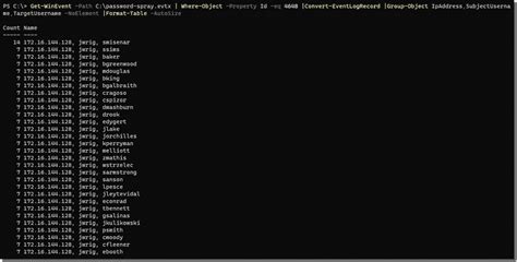 using the convert eventlogrecord function alongside the get winevent powershell cmdlet to search