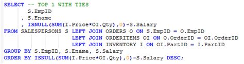 what is the proper sql syntax for top with ties in oracle db stack overflow