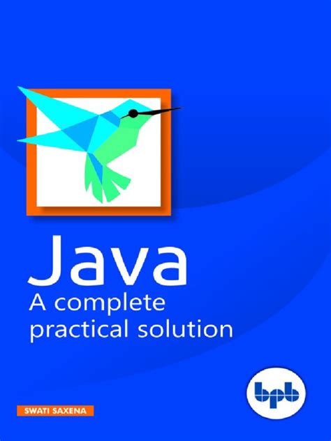 java a complete practical solu swati saxena pdf java programming language programming
