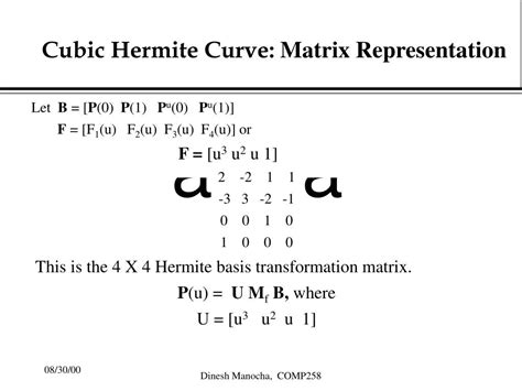 ppt hermite curves powerpoint presentation free download id 5568832