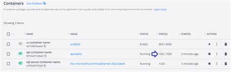deploying full stack asp core with api and sql server databases to docker containers