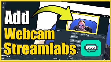 How To Add Cam On Stream Labs Image To U