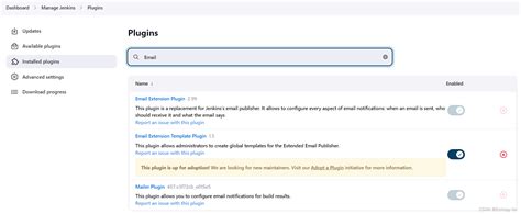 jenkins常用管理功能配置 插件管理 jenkis默认需要那些插件 csdn博客