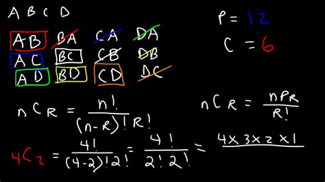 permutations and combinations youtube