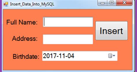 VB Net Insert Data Into MySQL Bahasa Pemrogaman