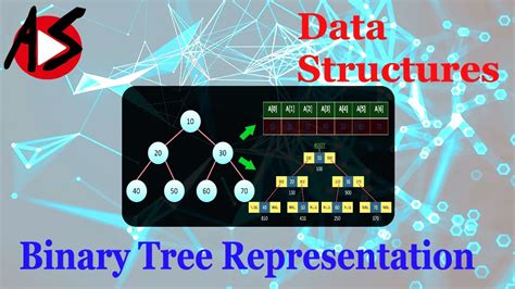 binary tree representation using array and linked list youtube