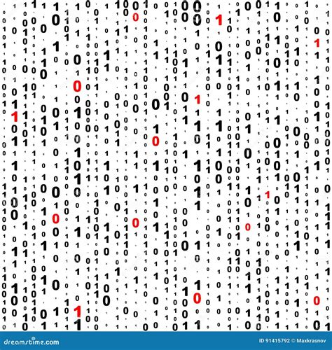 seamless binary code background vector numbers texture 92660202