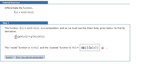 solved tutorial exercise differentiate the function rx